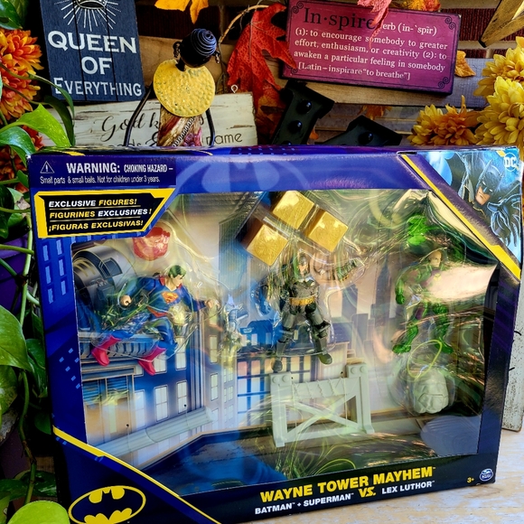 Batman | Toys | Dc Comics Wayne Tower Mayhem Playset | Poshmark